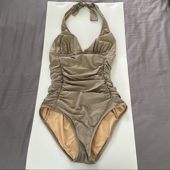 J. Crew | Swim | J Crew Swimsuit Bathing Suit Brown Size 6 D Cup ...